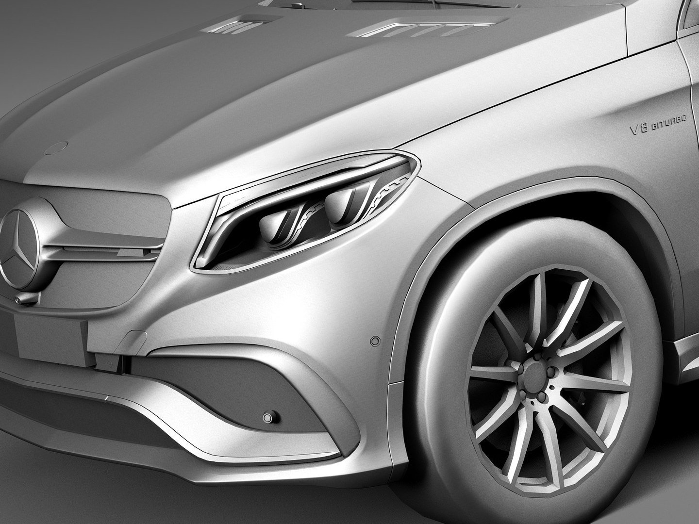 3d Model Mercedes Benz Gle