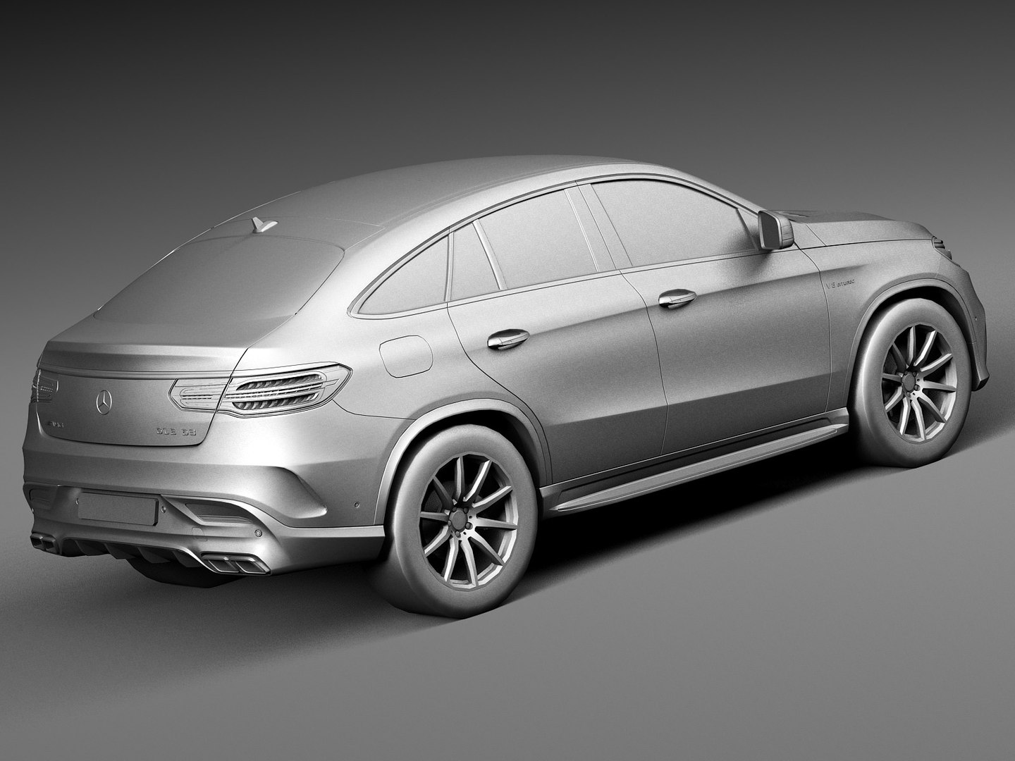 3d Model Mercedes Benz Gle