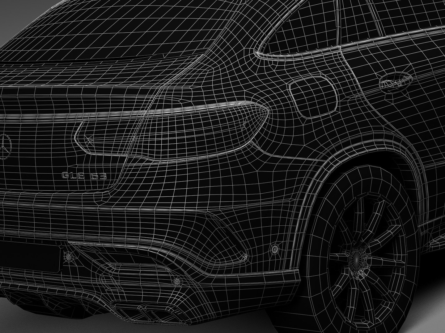 3d Model Mercedes Benz Gle