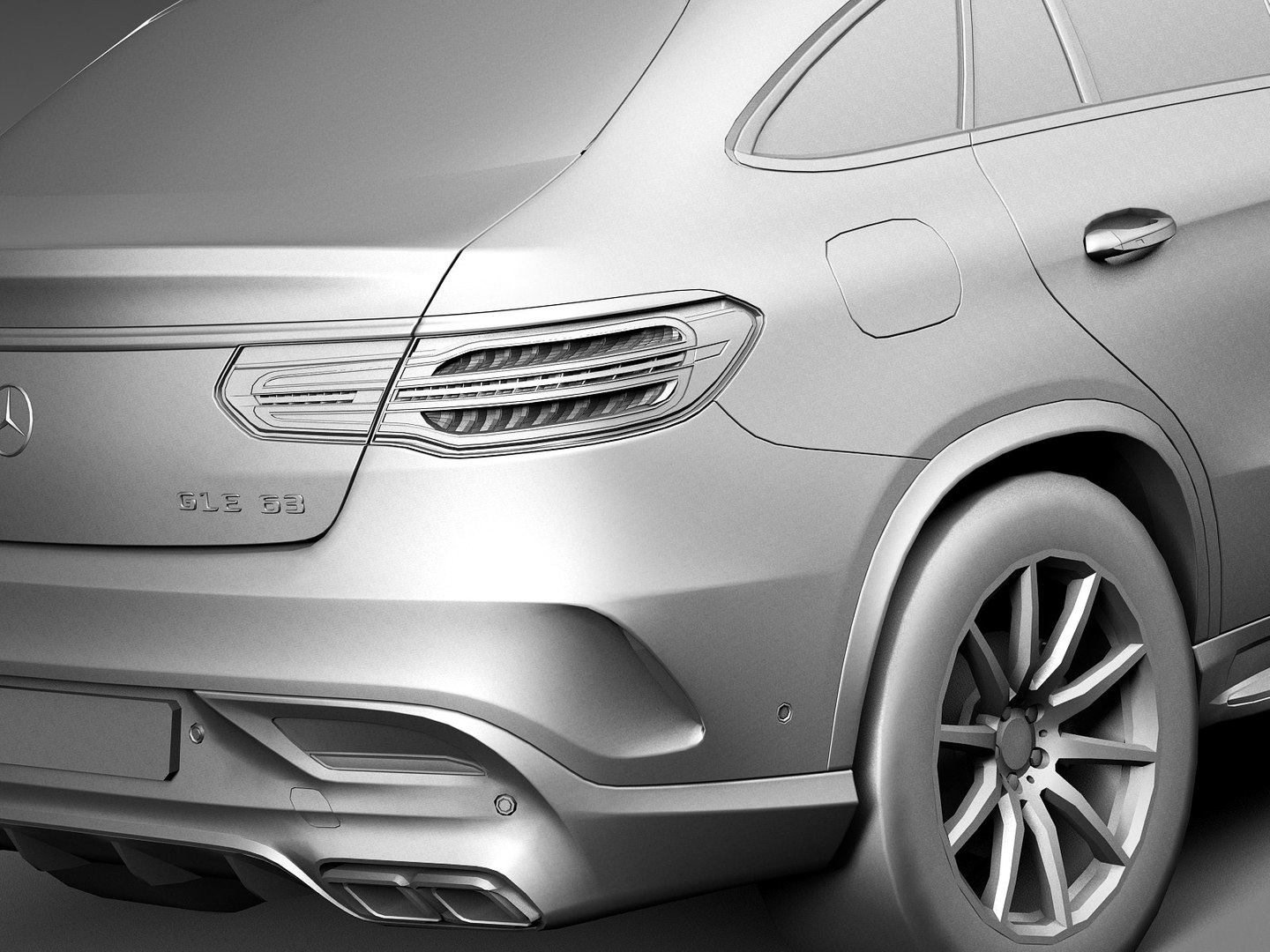 3d Model Mercedes Benz Gle