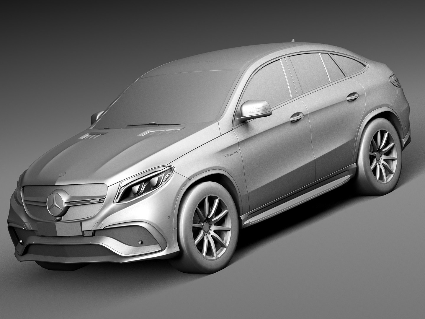3d Model Mercedes Benz Gle
