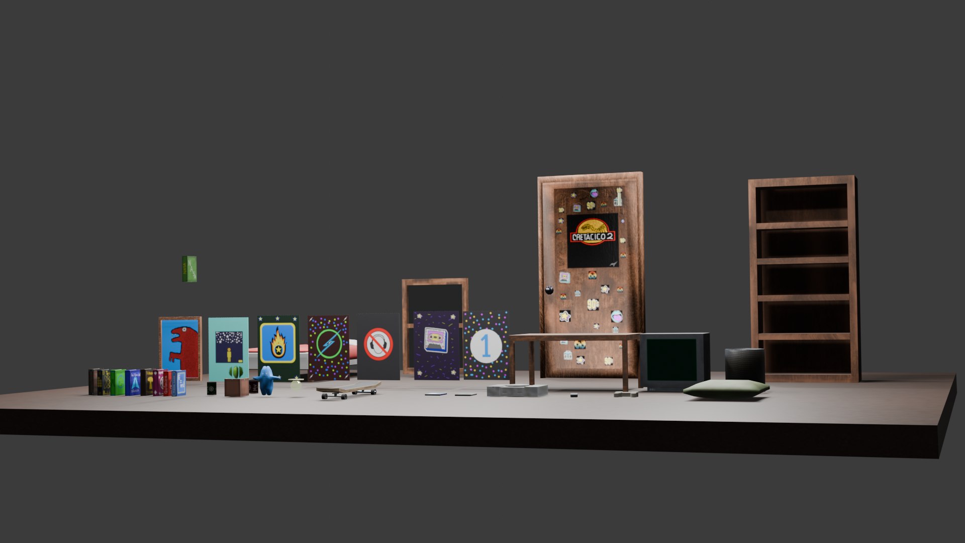 Props E Los 90s 3D Model - TurboSquid 2267889