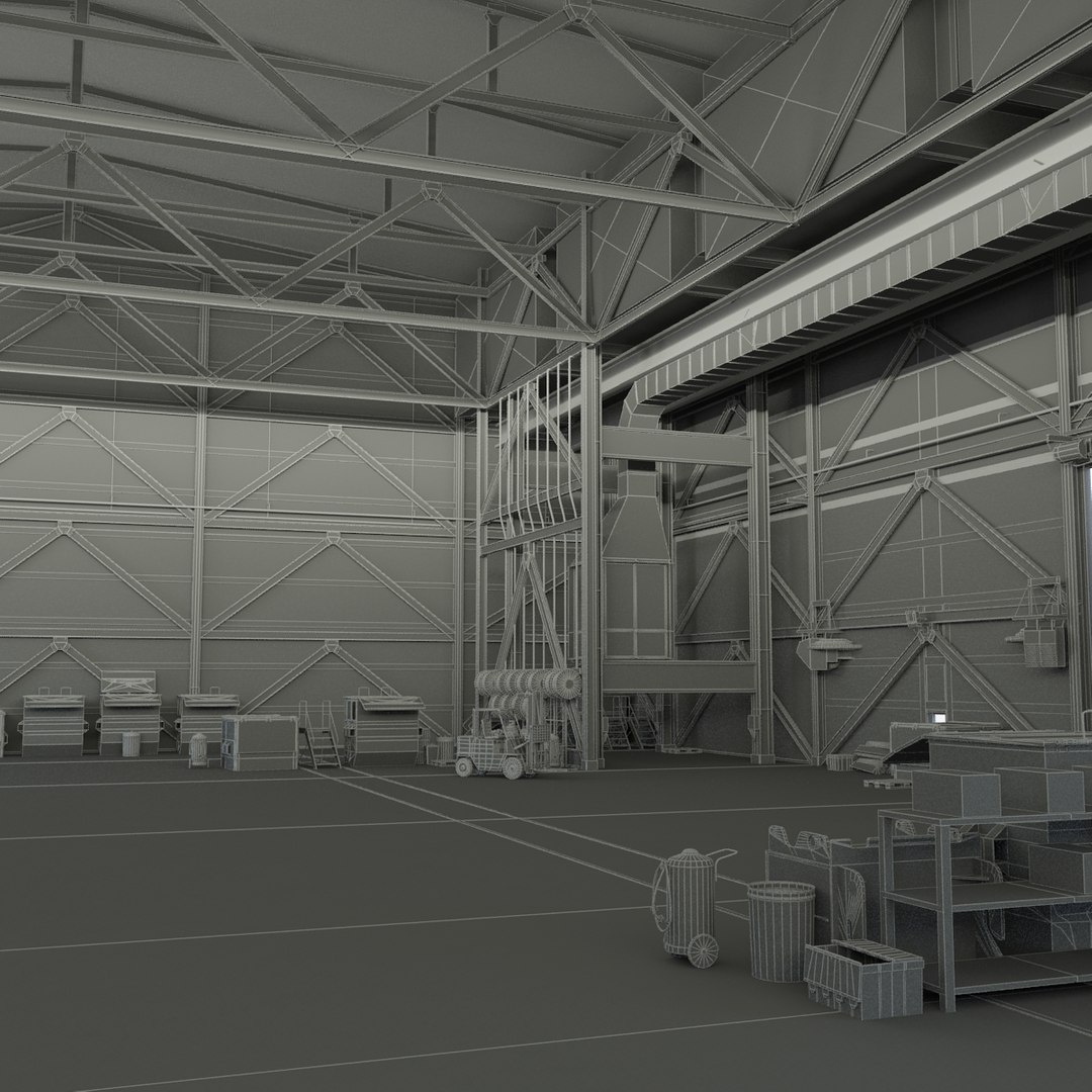 3d Maintenance Station Model