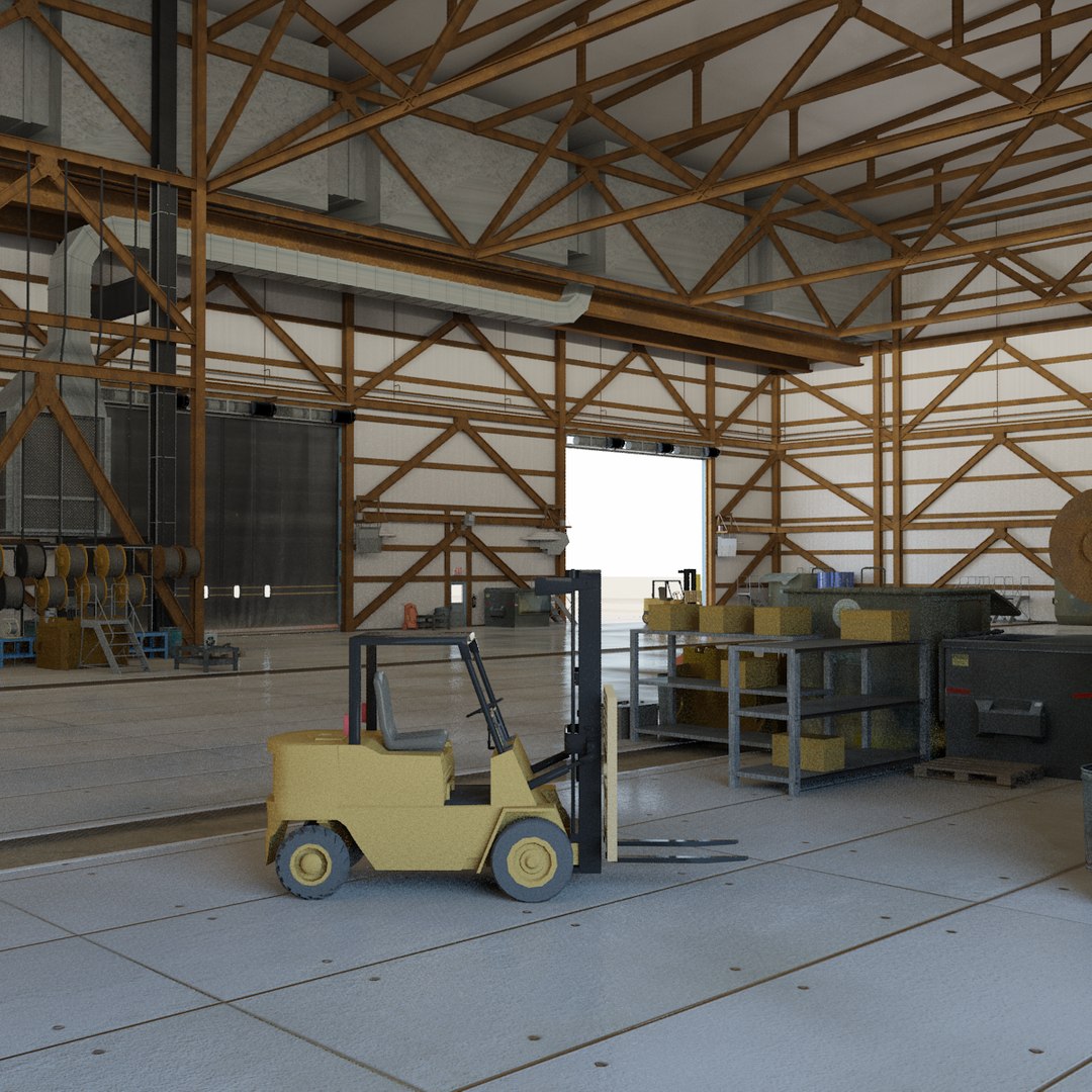 3d Maintenance Station Model