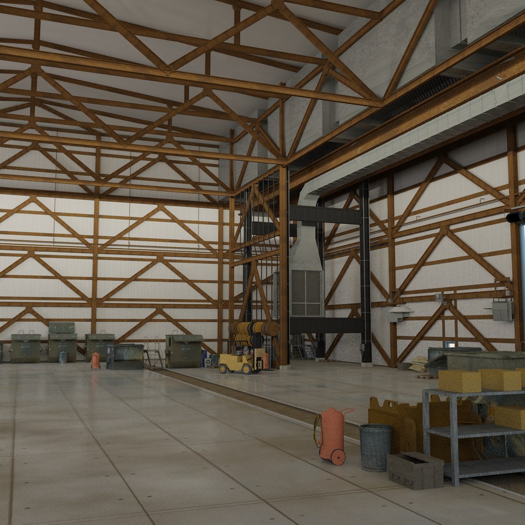 3d Maintenance Station Model