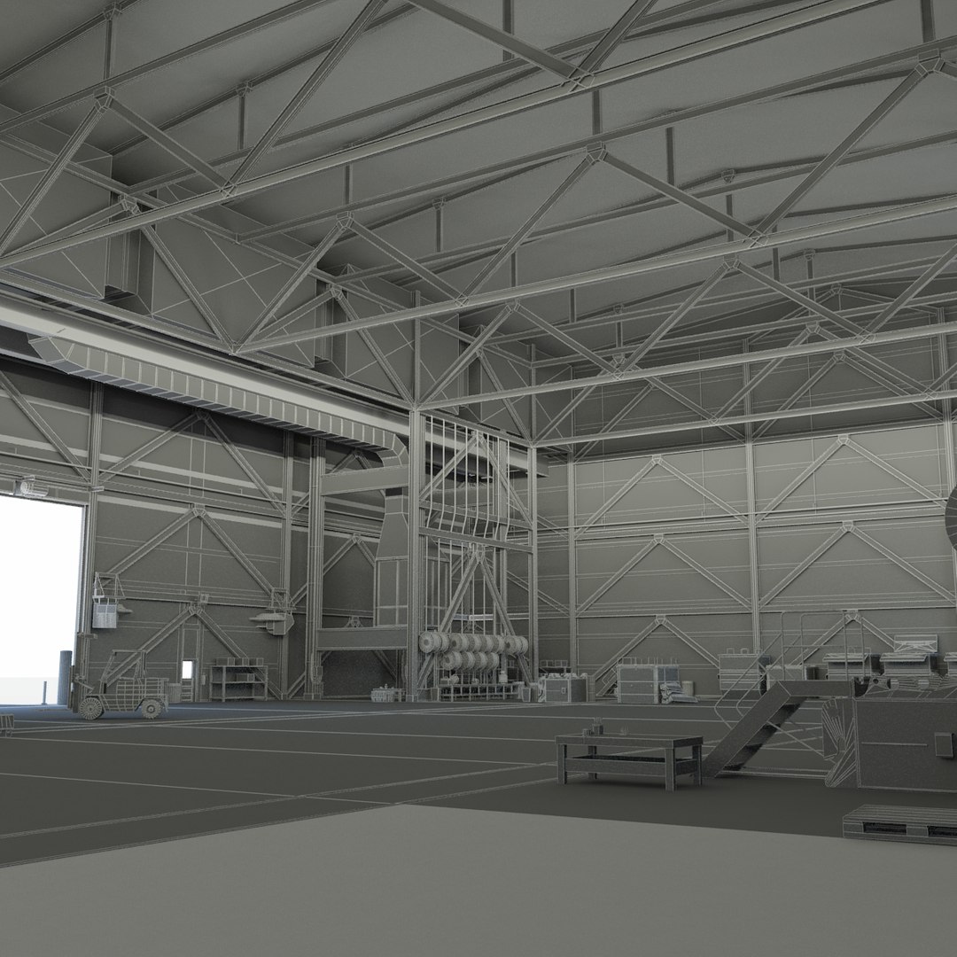 3d Maintenance Station Model