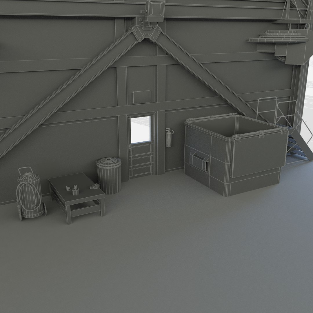 3d Maintenance Station Model