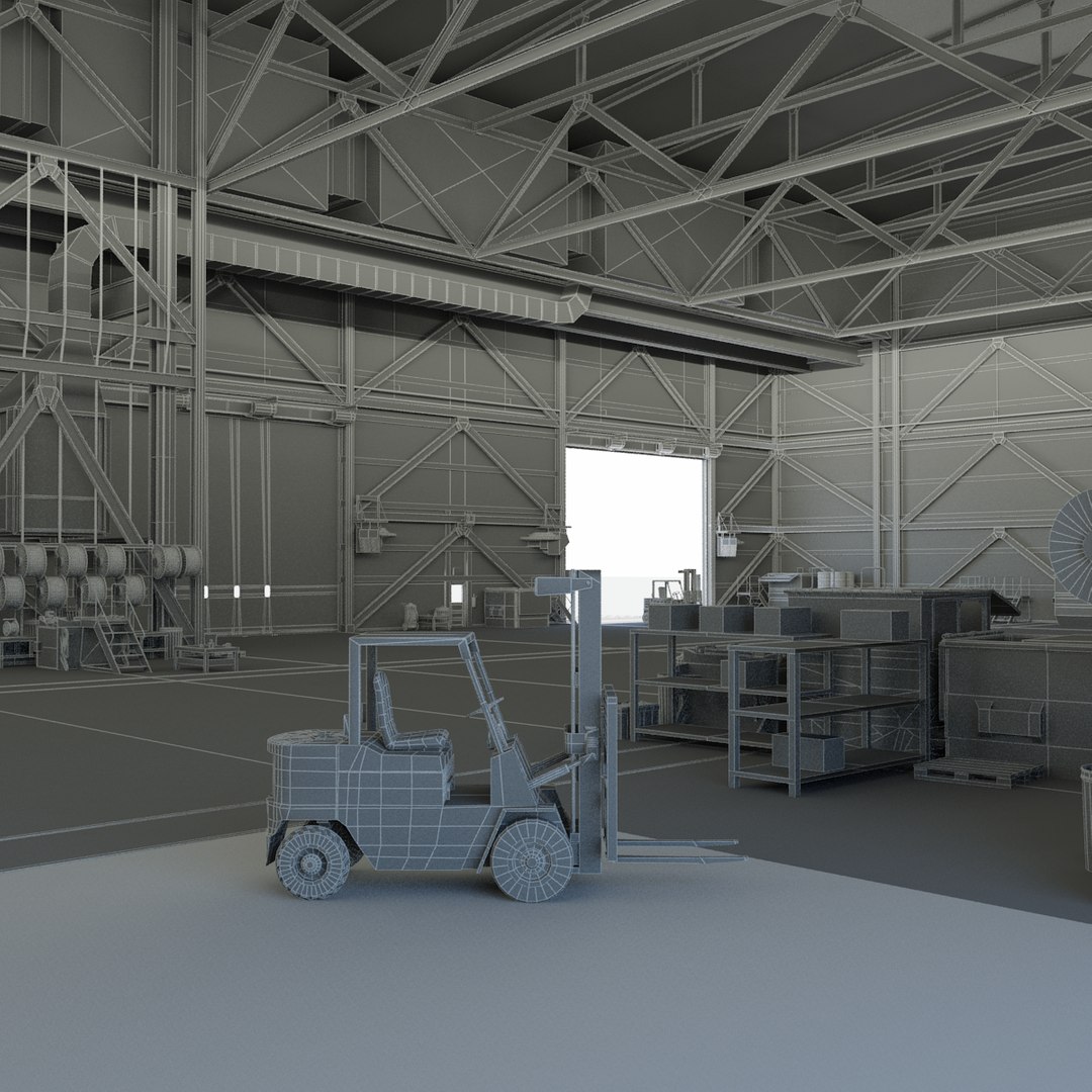 3d Maintenance Station Model