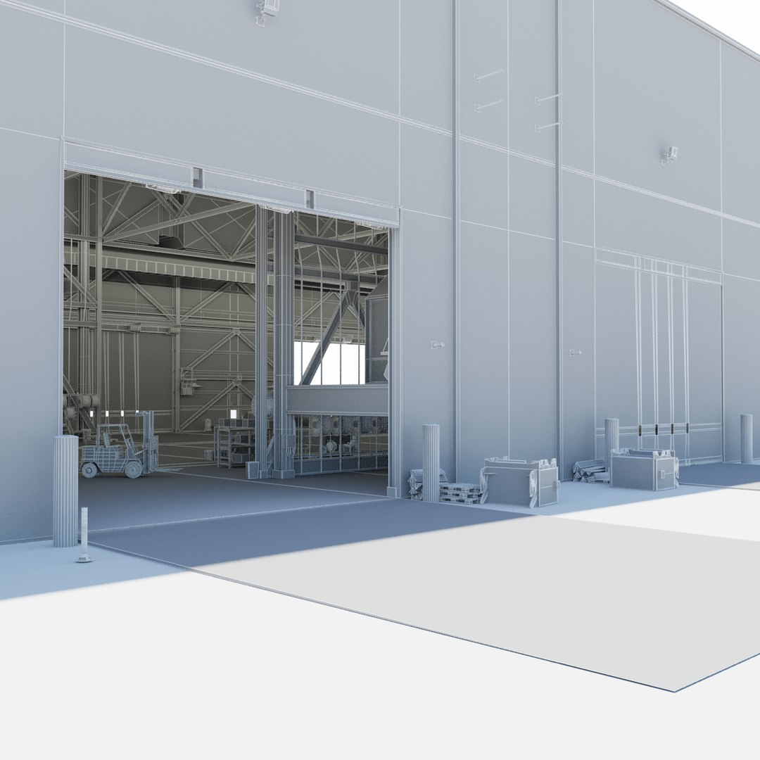 3d Maintenance Station Model