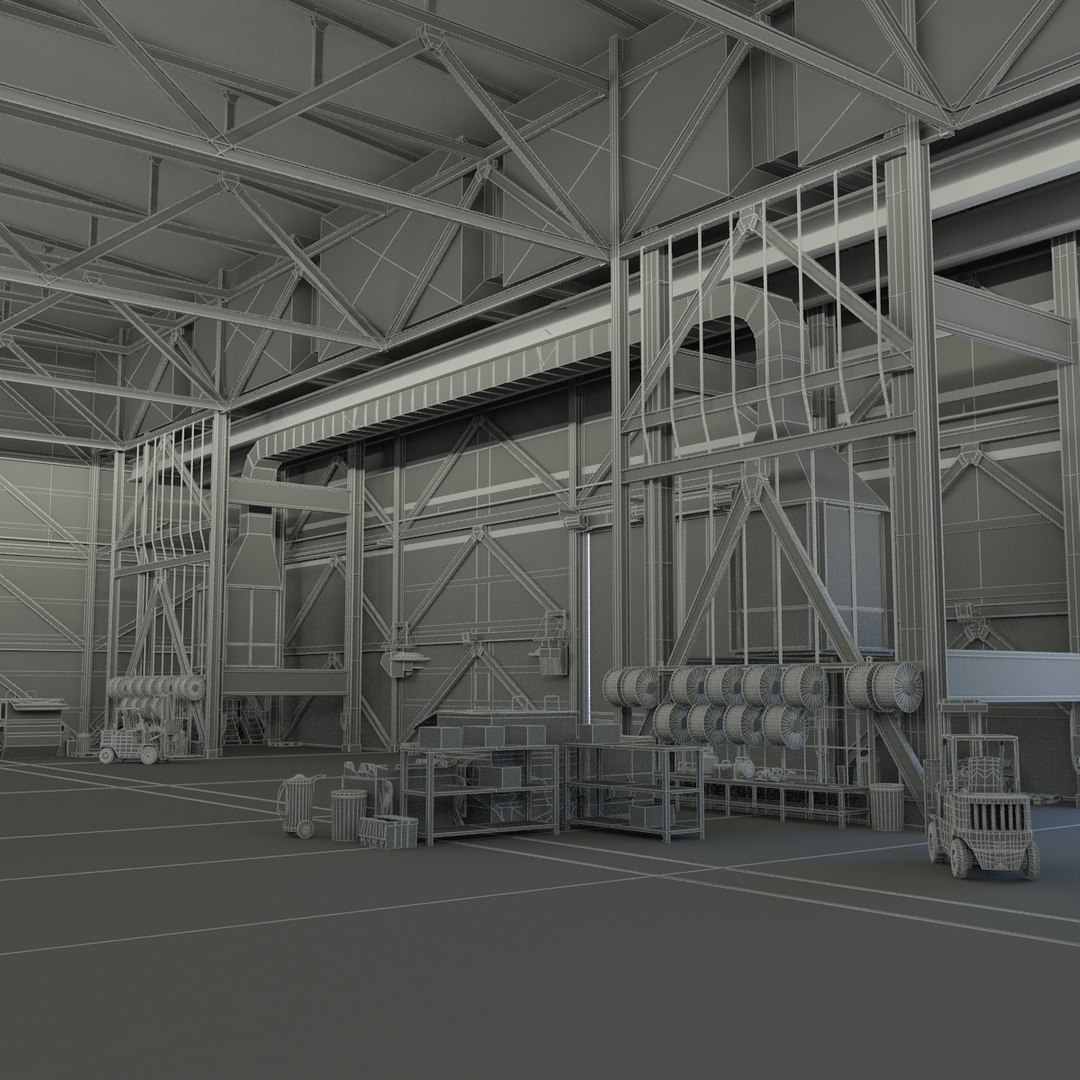 3d Maintenance Station Model