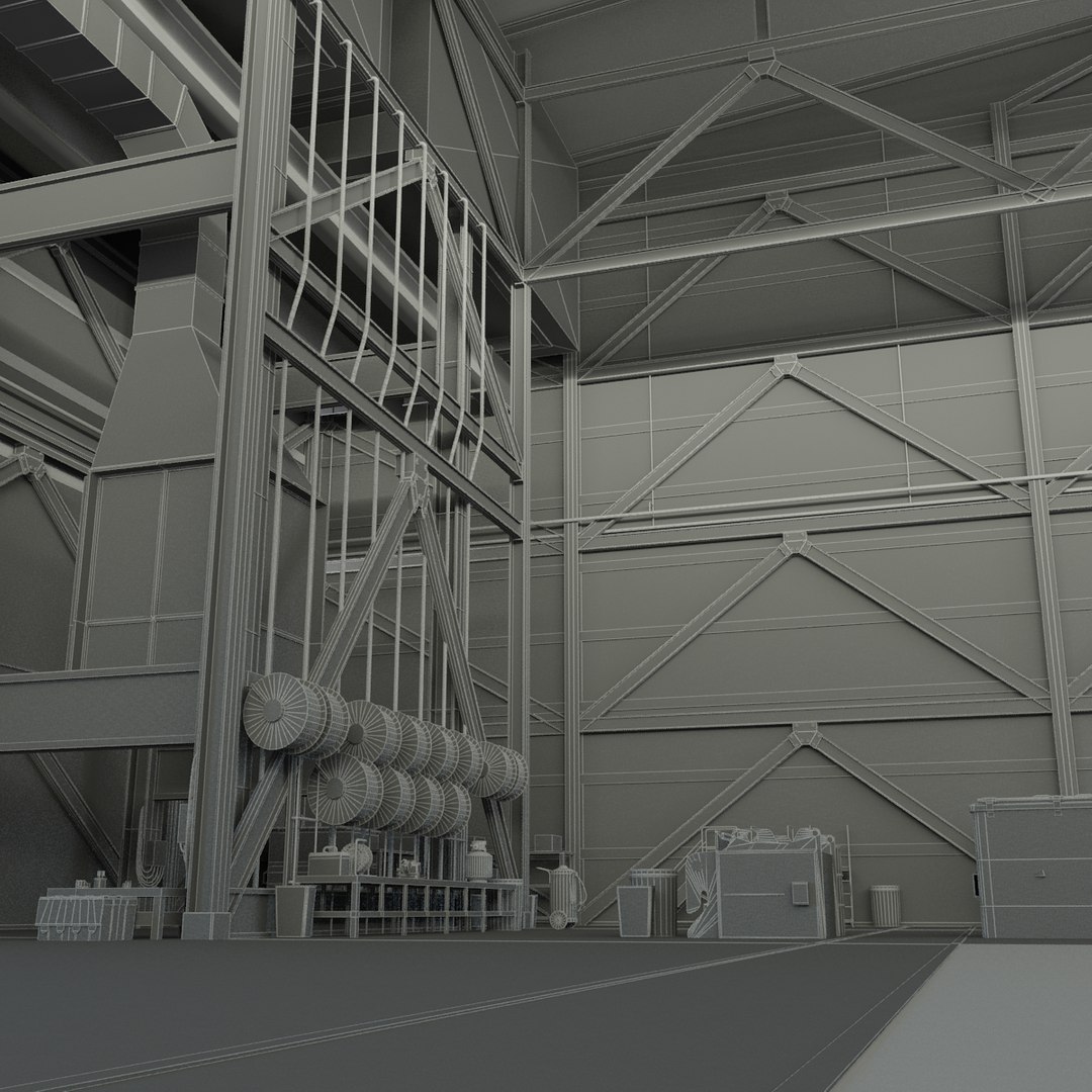 3d Maintenance Station Model