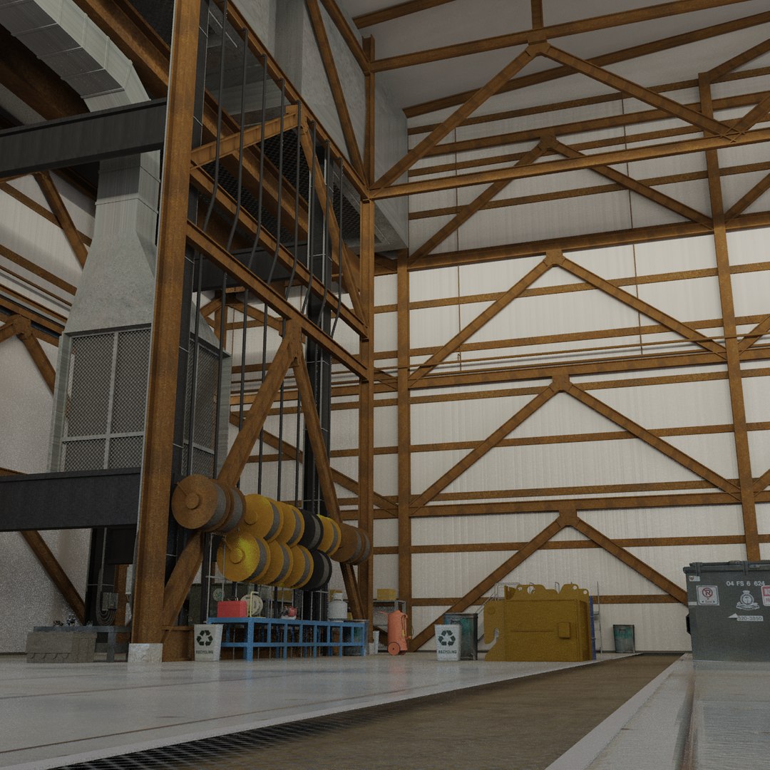 3d Maintenance Station Model