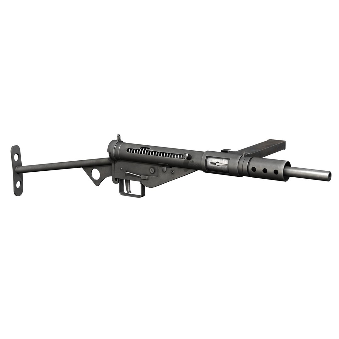 3d submachine guns ww2 thompson