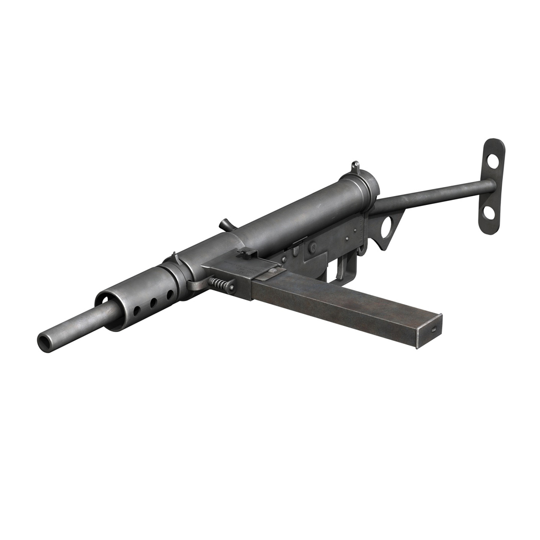 3d submachine guns ww2 thompson