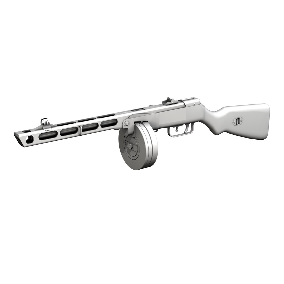 3d submachine guns ww2 thompson