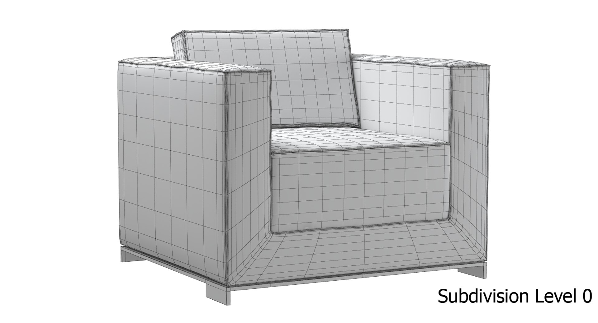 3d armchair b bernhardt design model