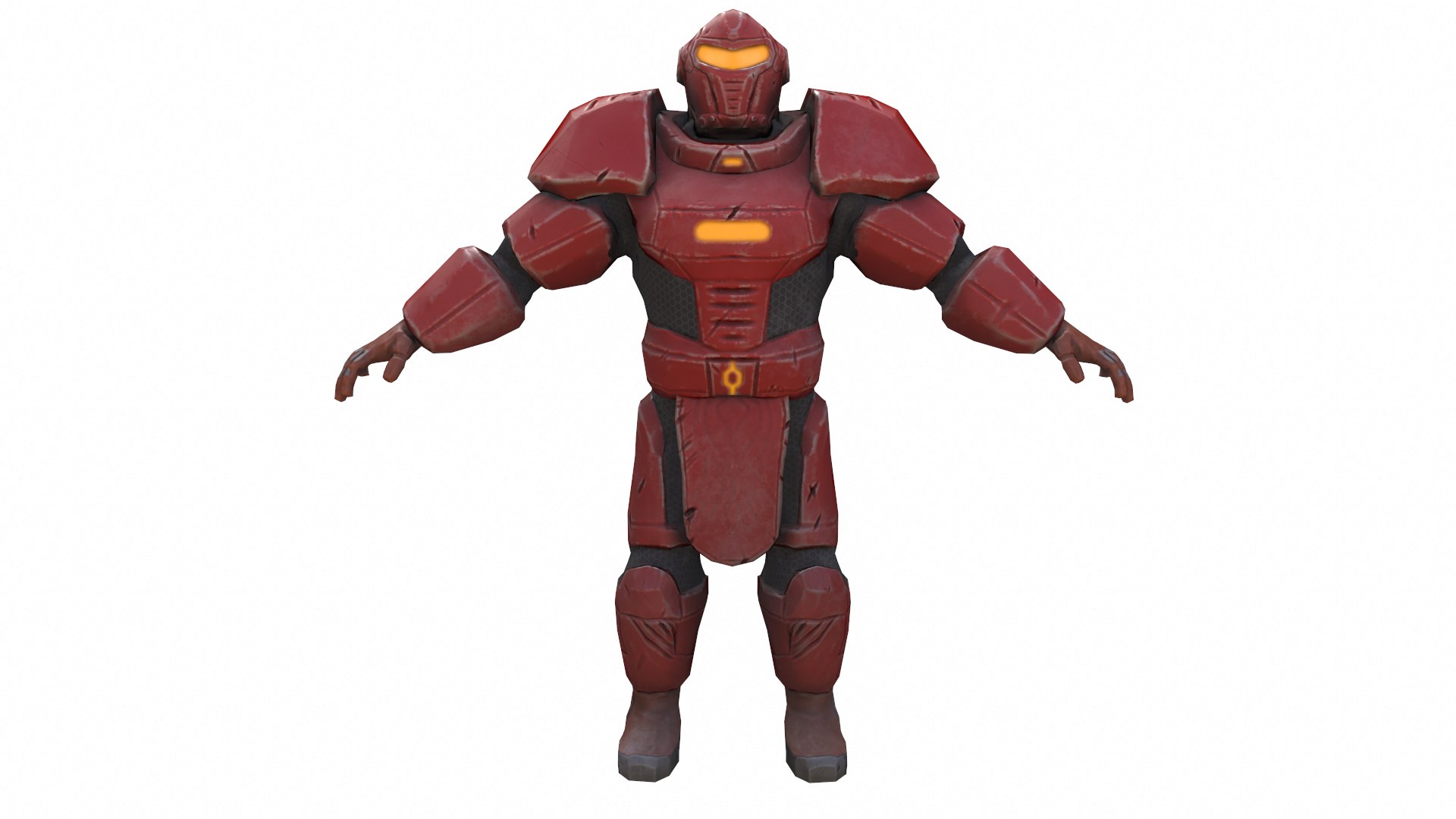 Futuristic Hitman Hunter Assassin Cyborg Killer Sci-fi Low-poly Model ...