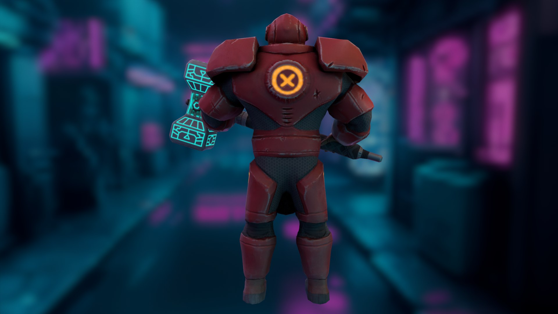 Futuristic Hitman Hunter Assassin Cyborg Killer Sci-fi Low-poly Model ...