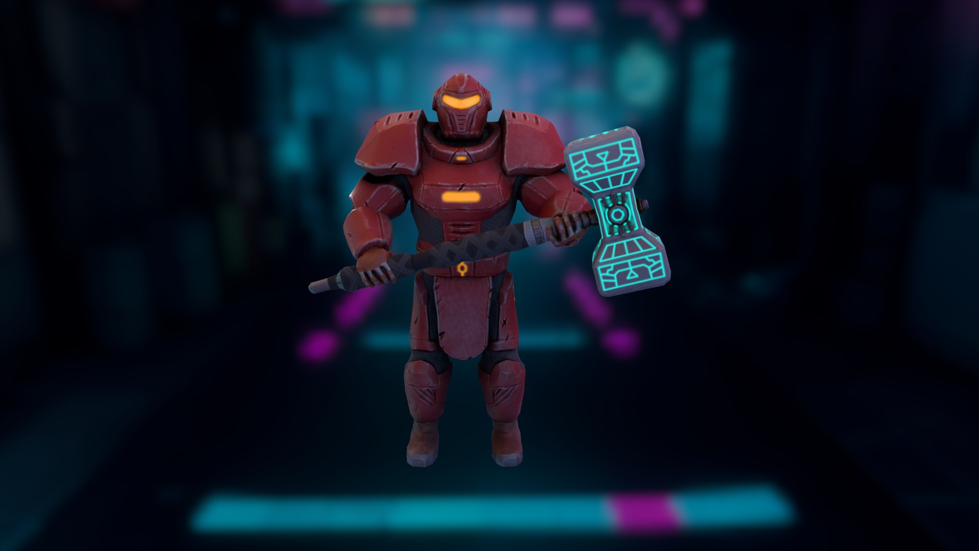 Futuristic Hitman Hunter Assassin Cyborg Killer Sci-fi Low-poly Model ...