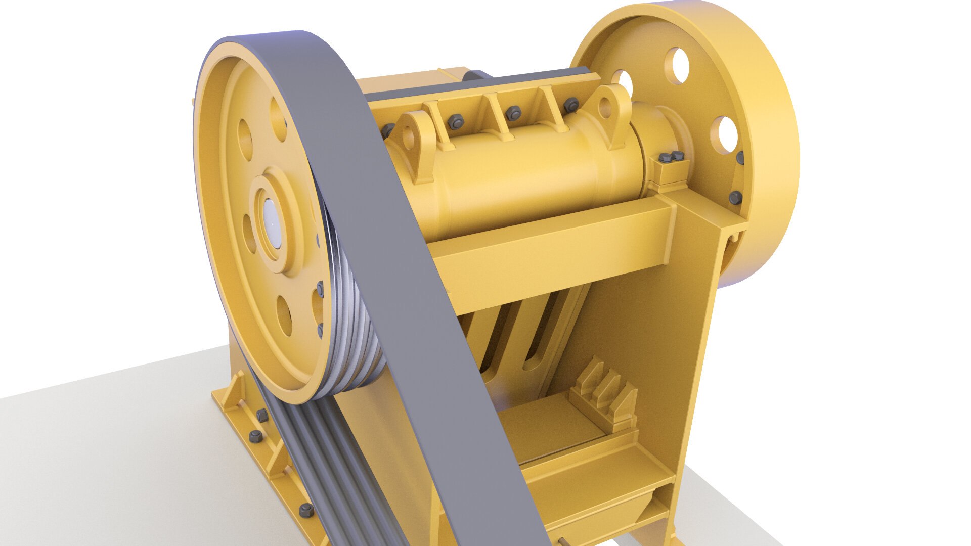 Stone Rock Hammer Mill 3D Model 1 3D Model - TurboSquid 1804134