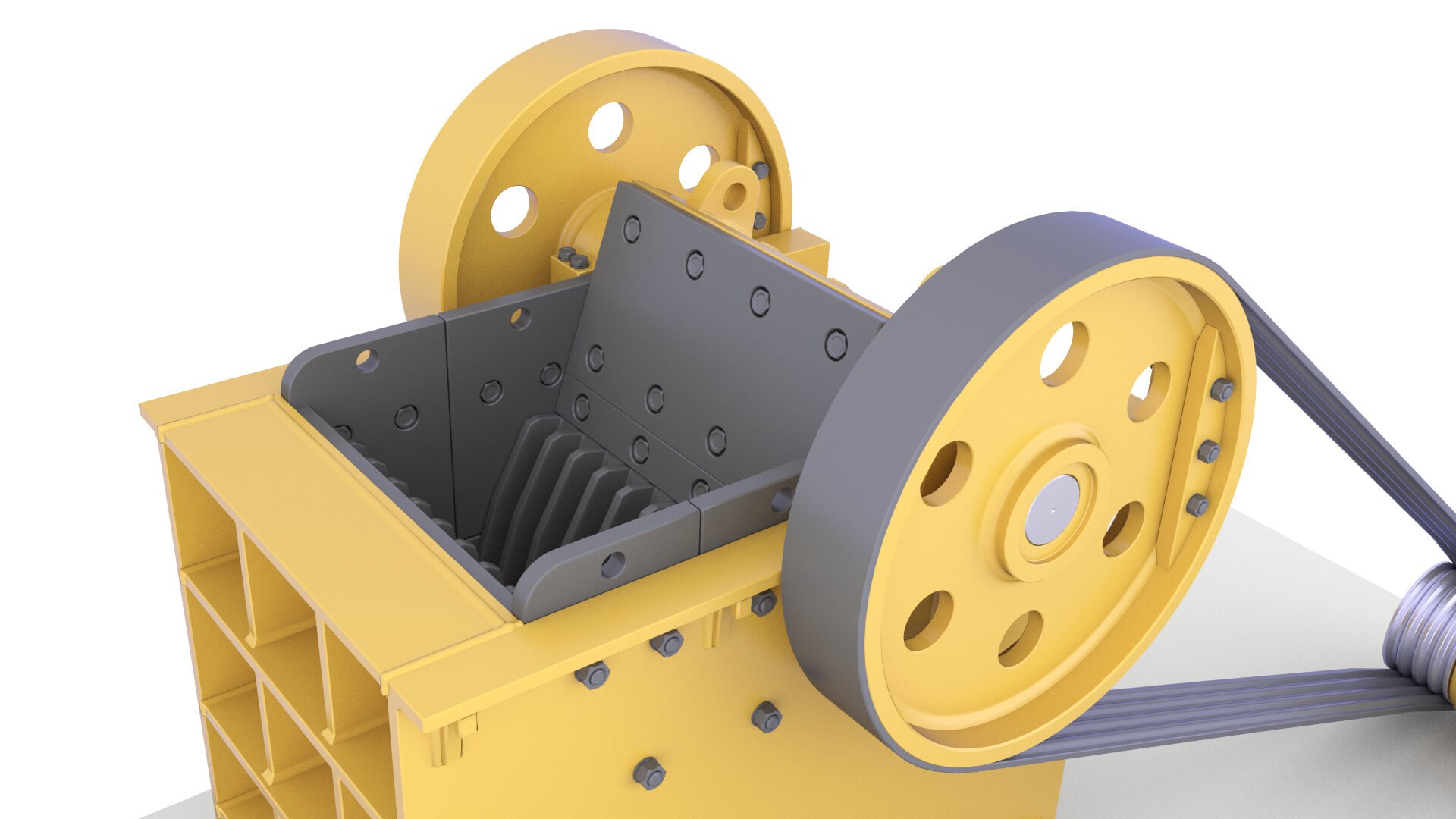 Stone Rock Hammer Mill 3D Model 1 3D Model - TurboSquid 1804134