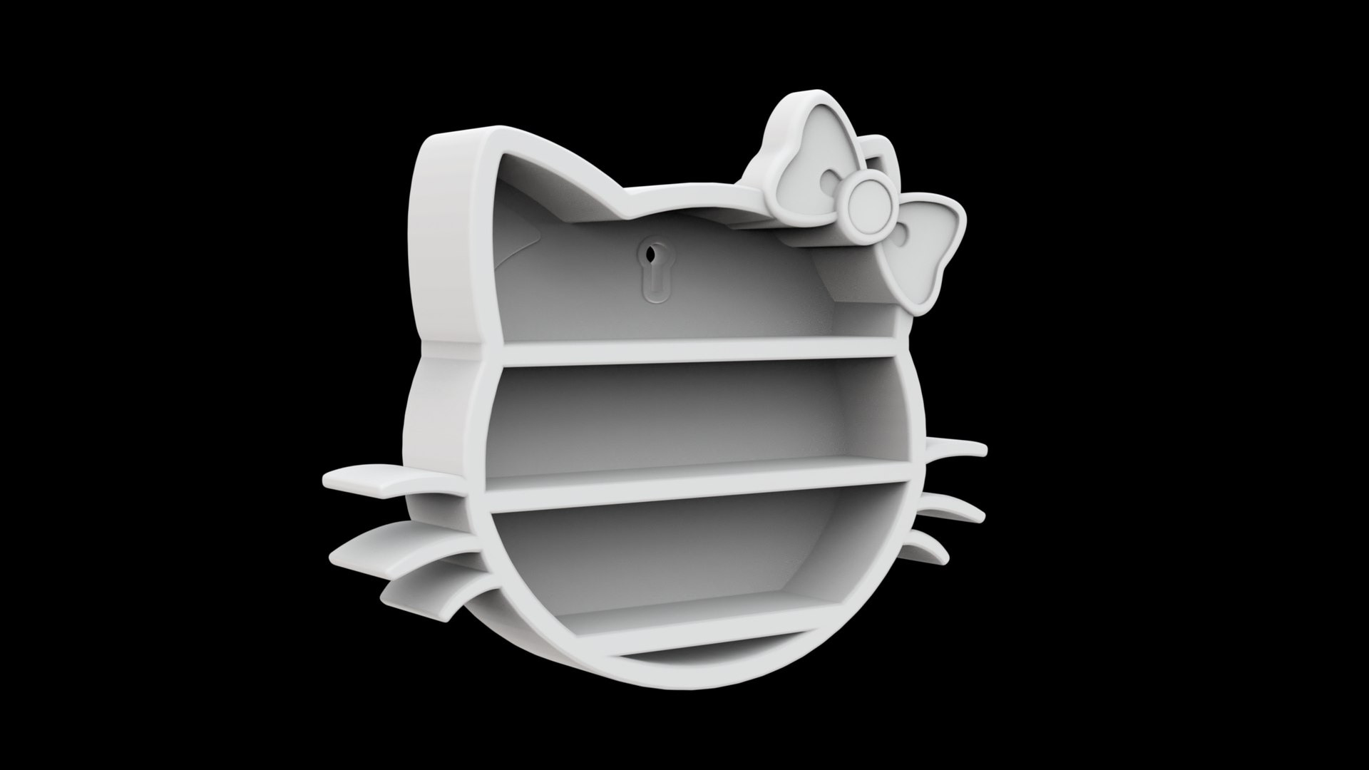 Hello Kitty Shelf 3d Print Model Model - TurboSquid 2457020