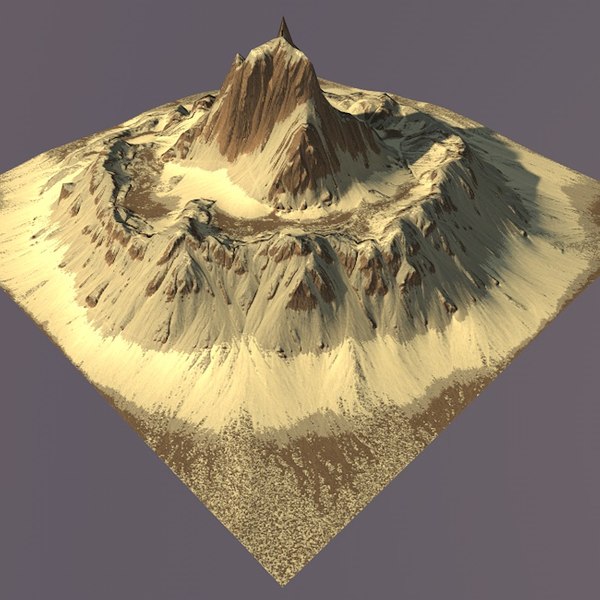 mountain maps terrain 3d 3ds