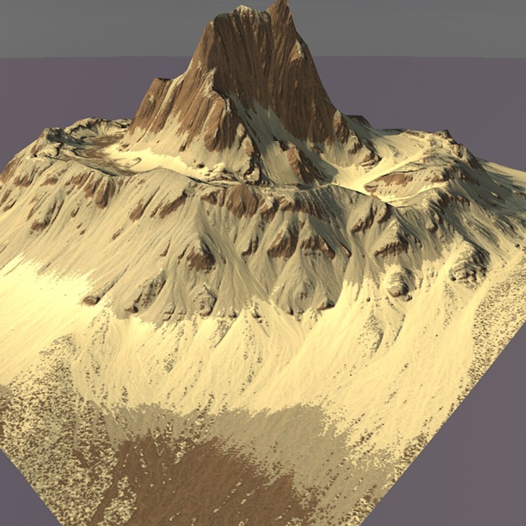 Mountain Maps Terrain 3d 3ds