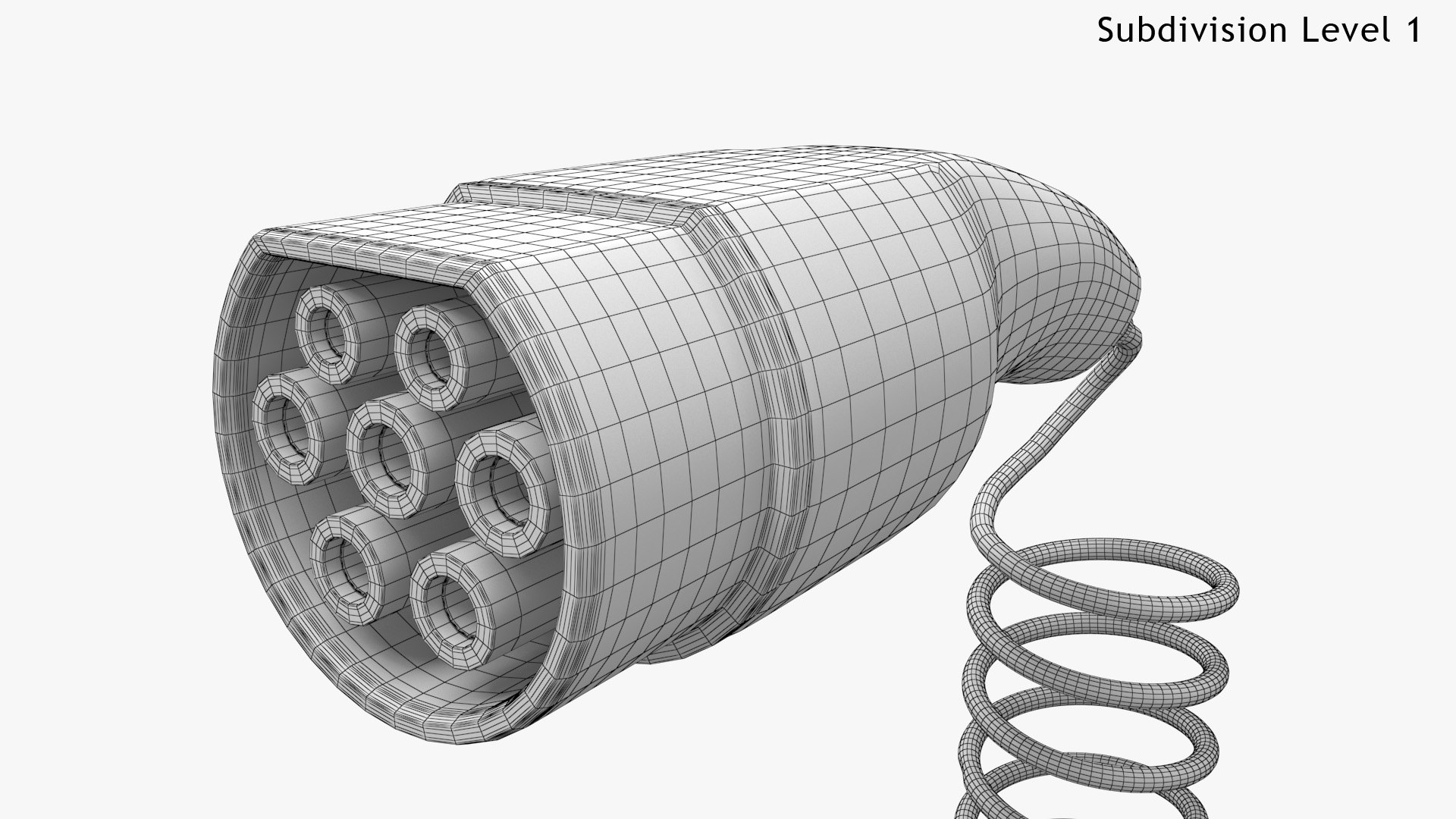 Electric Car Charger 02 3D Model - TurboSquid 1803773