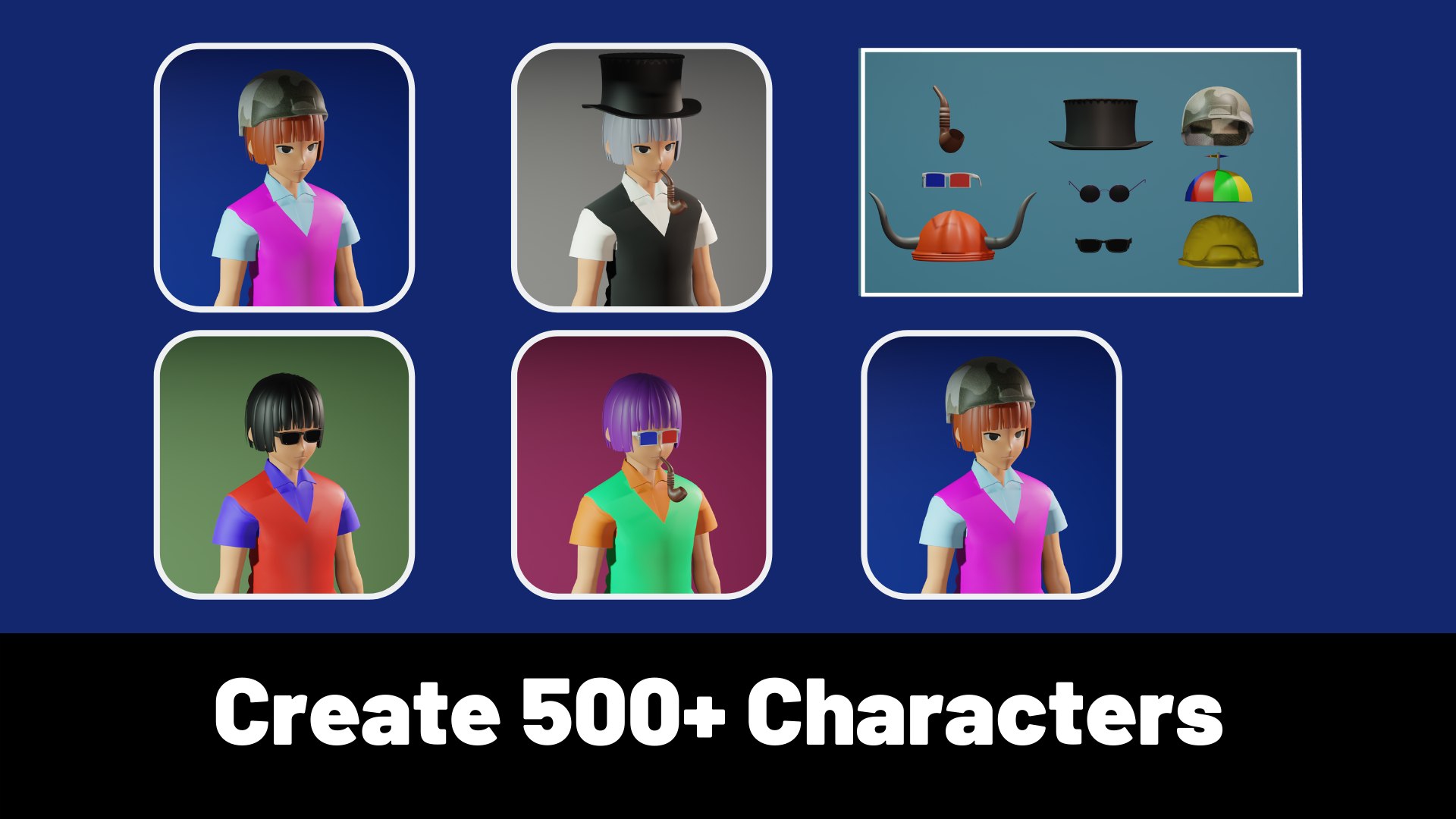 3D 3d NFT Characters - Series XIX - TurboSquid 1881547