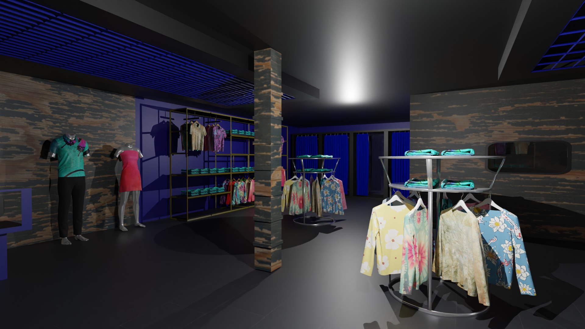 Clothing Store Interior 3D Model - TurboSquid 2157378