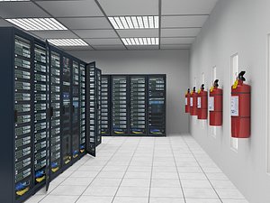 Server Room 3D Models for Download | TurboSquid
