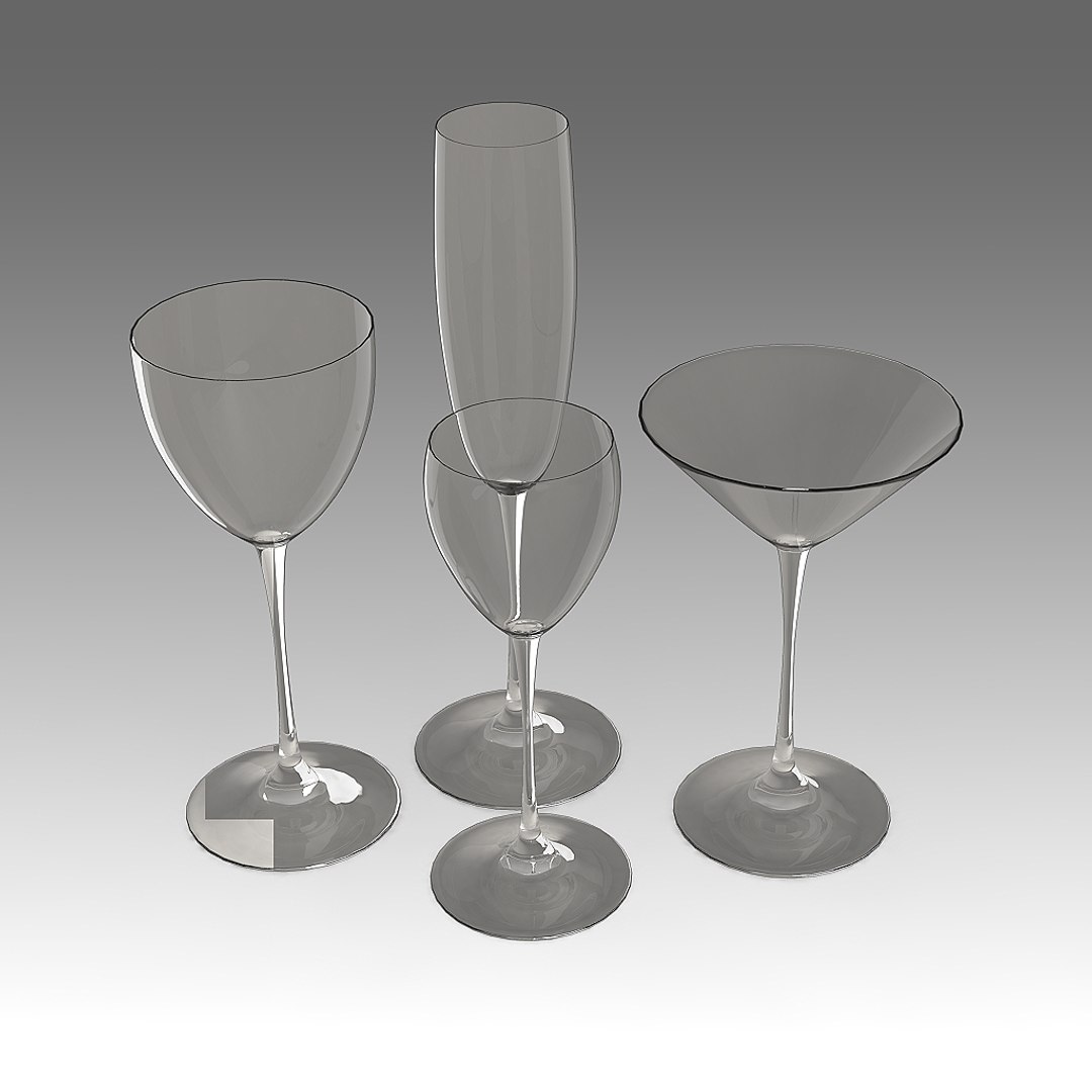cocktail glass 3d model