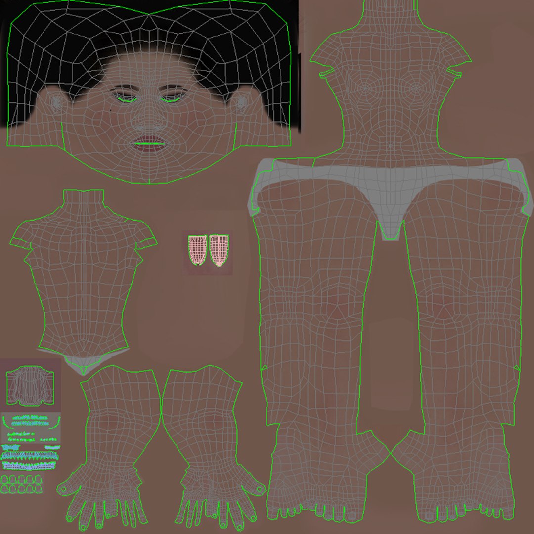 Cartoon Girl Asian Warrior 3D Model - TurboSquid 2197895