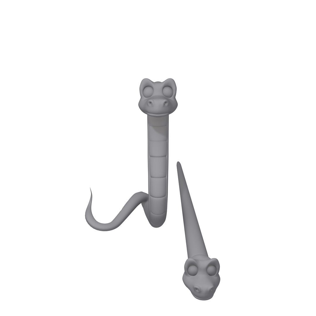 3D Snake Cartoon - TurboSquid 1631196