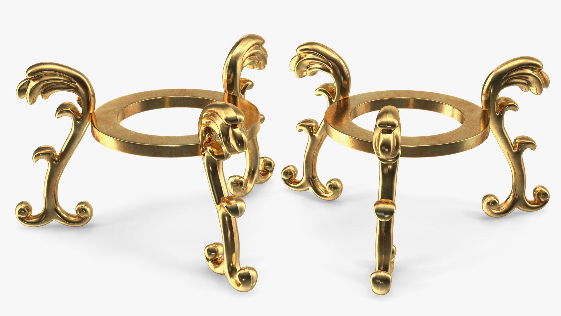 Golden Stand For Souvenirs 3D - TurboSquid 2021469