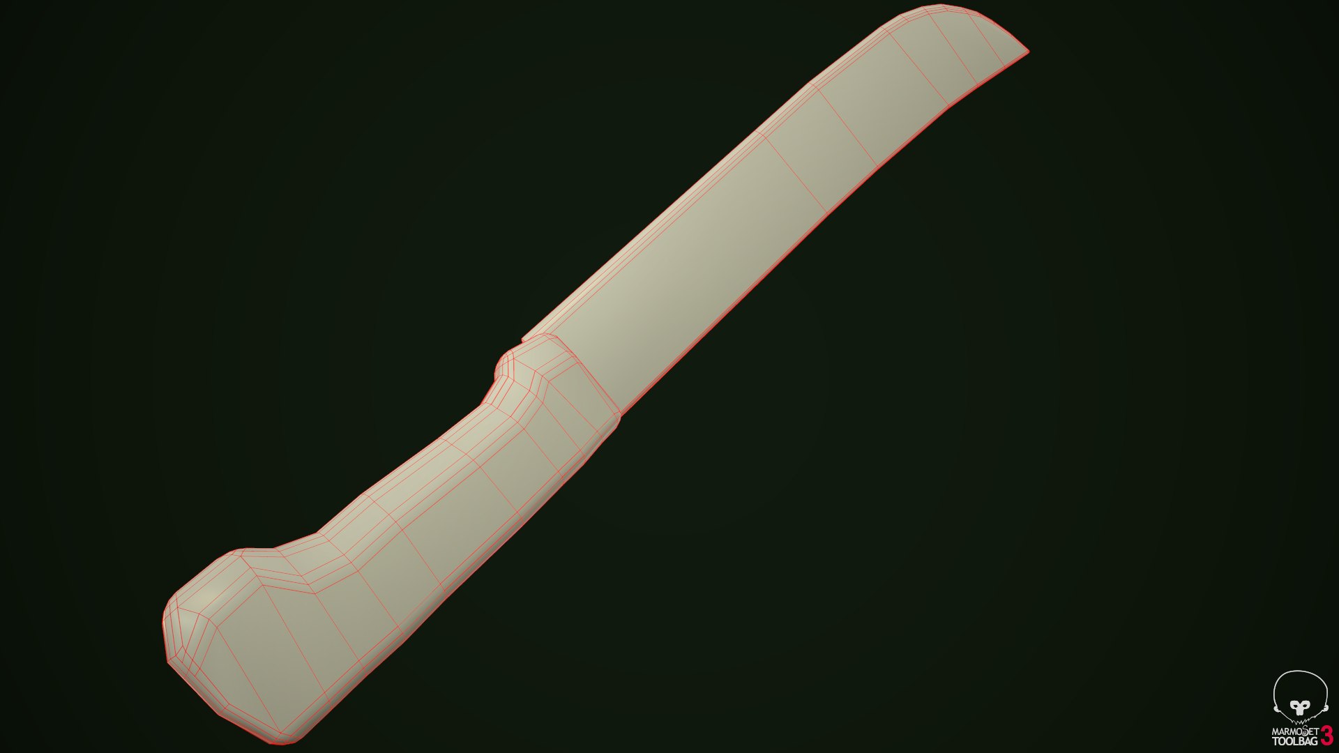 3D Machete Weapon Model - TurboSquid 1451026