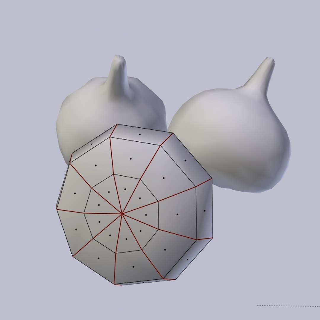 3D Garlic Realistic - TurboSquid 1160166