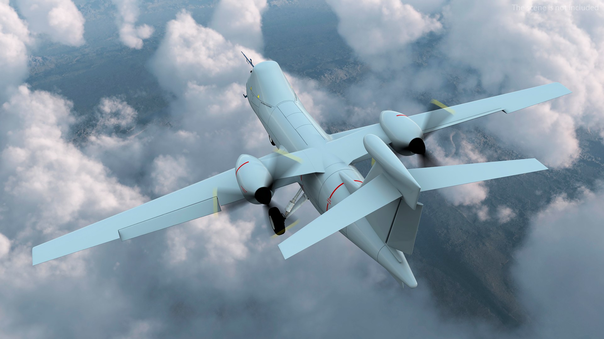 BAe Systems Mantis Unmanned Aircraft Rigged For Cinema 4D 3D Model - TurboSquid 2341259