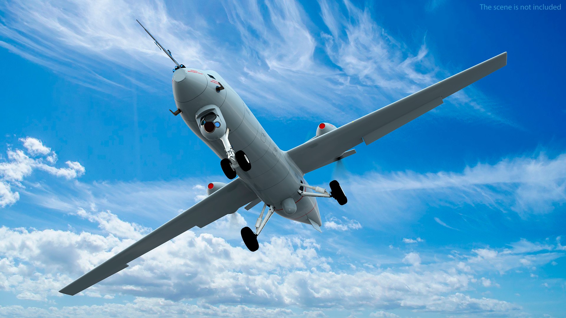 BAe Systems Mantis Unmanned Aircraft Rigged For Cinema 4D 3D Model - TurboSquid 2341259