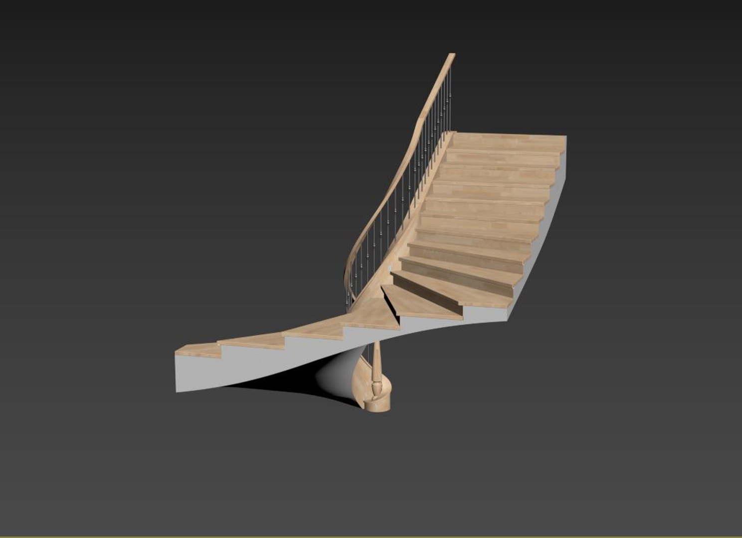 Stairs 3D Model - TurboSquid 2159973