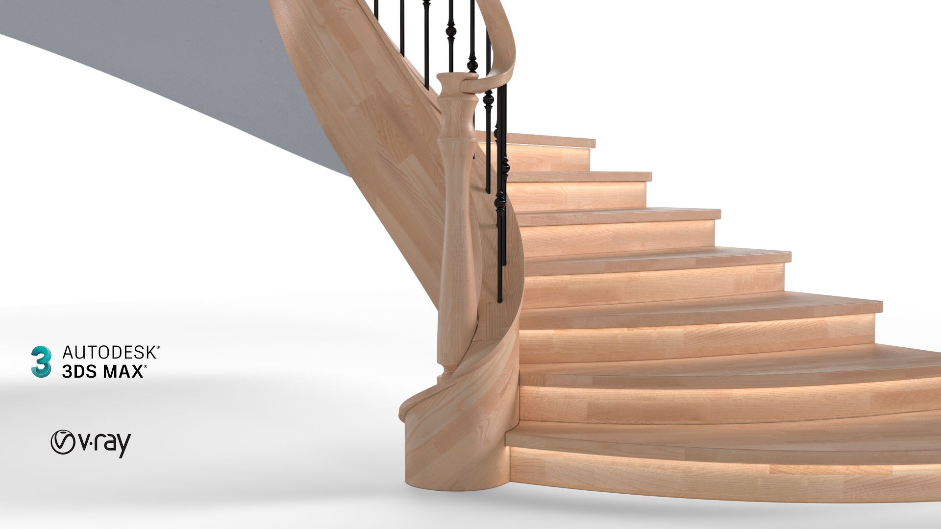 Stairs 3D Model - TurboSquid 2159973