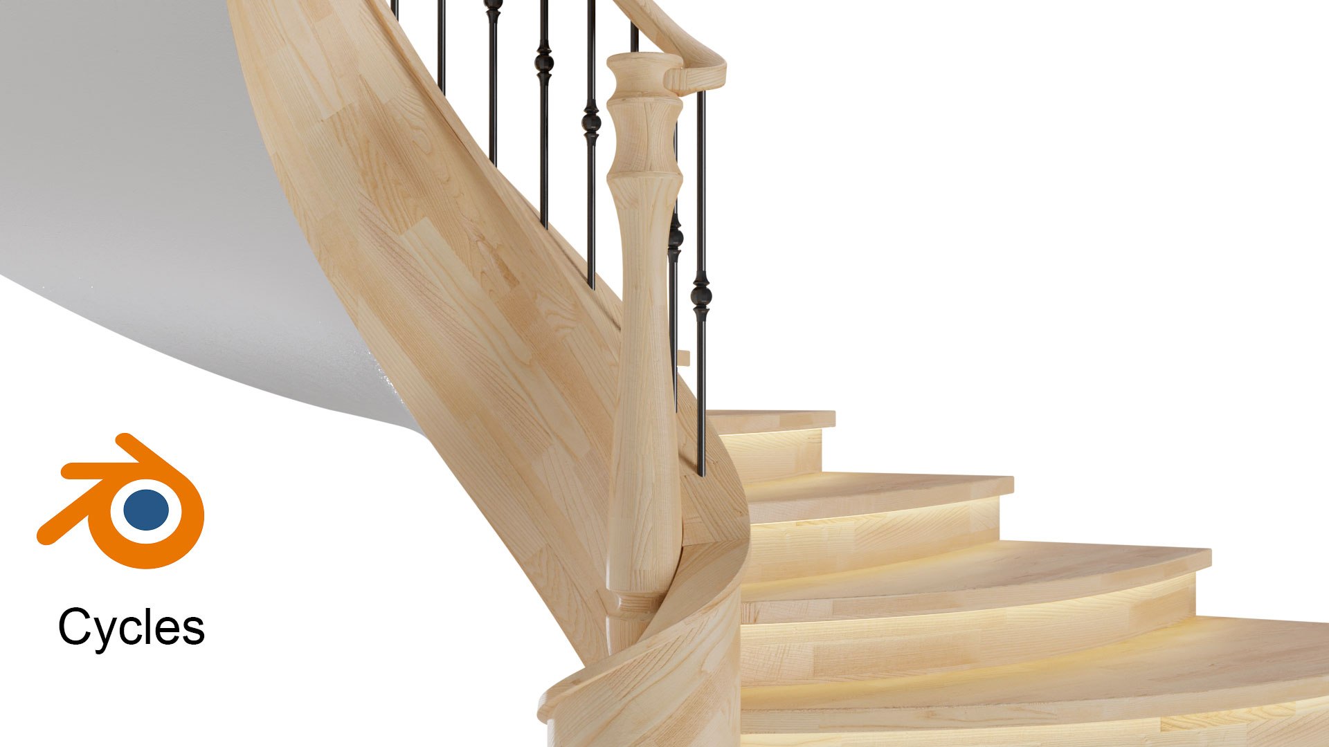 Stairs 3D Model - TurboSquid 2159973