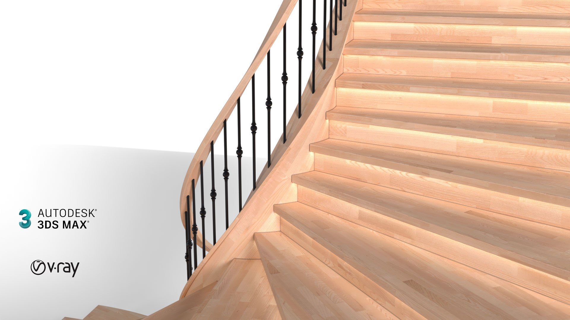 Stairs 3D Model - TurboSquid 2159973