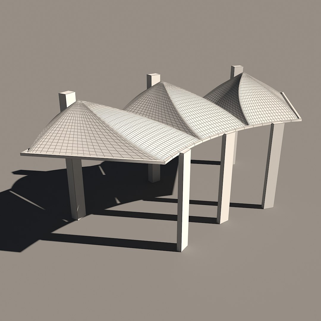 Canopy Fabric 3D Model - TurboSquid 1597392