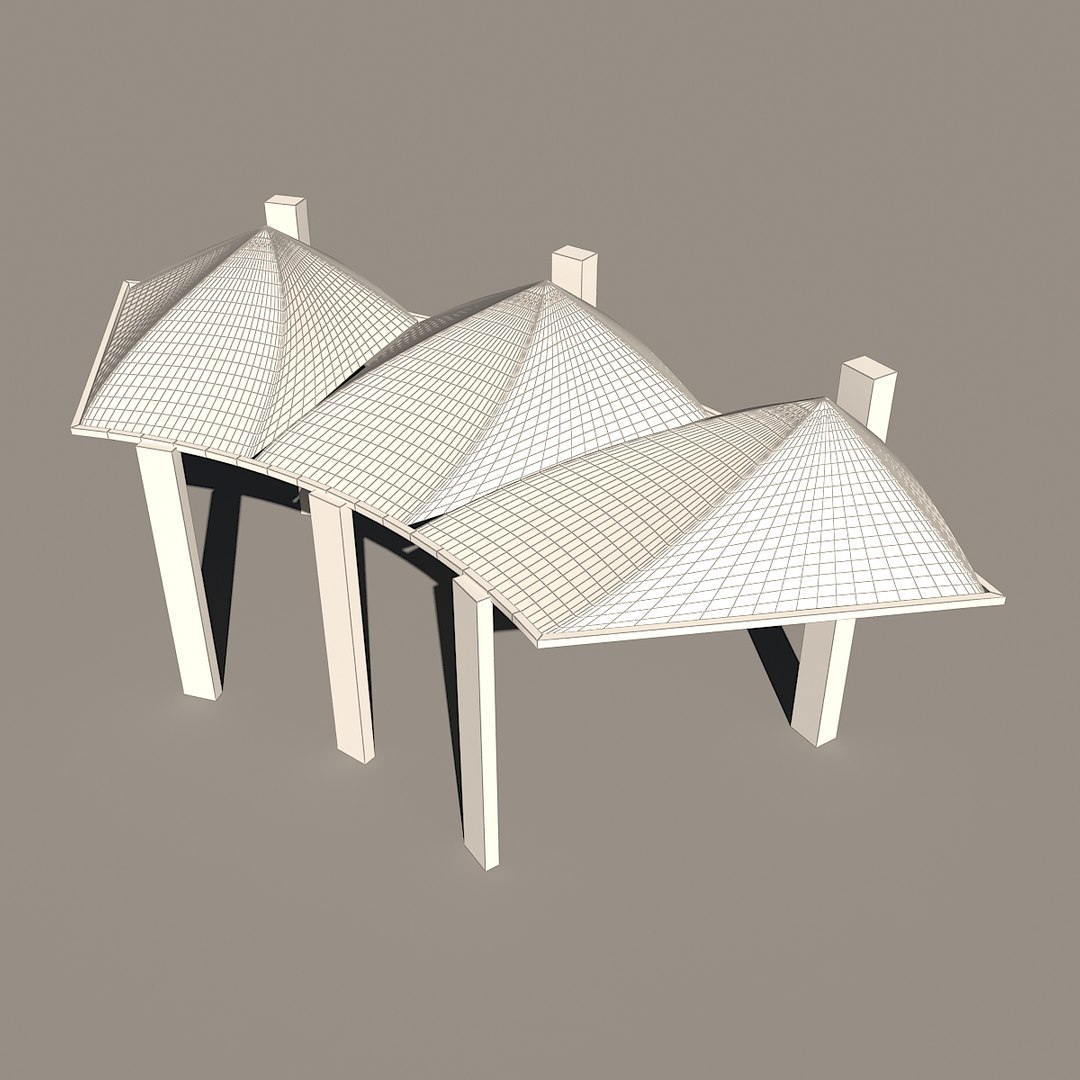 Canopy Fabric 3D Model - TurboSquid 1597392