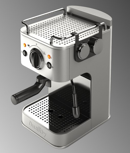 3d coffee machine duality model