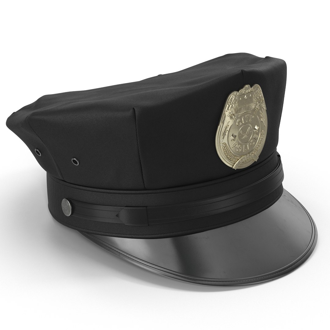 City Police Hat 3d Max