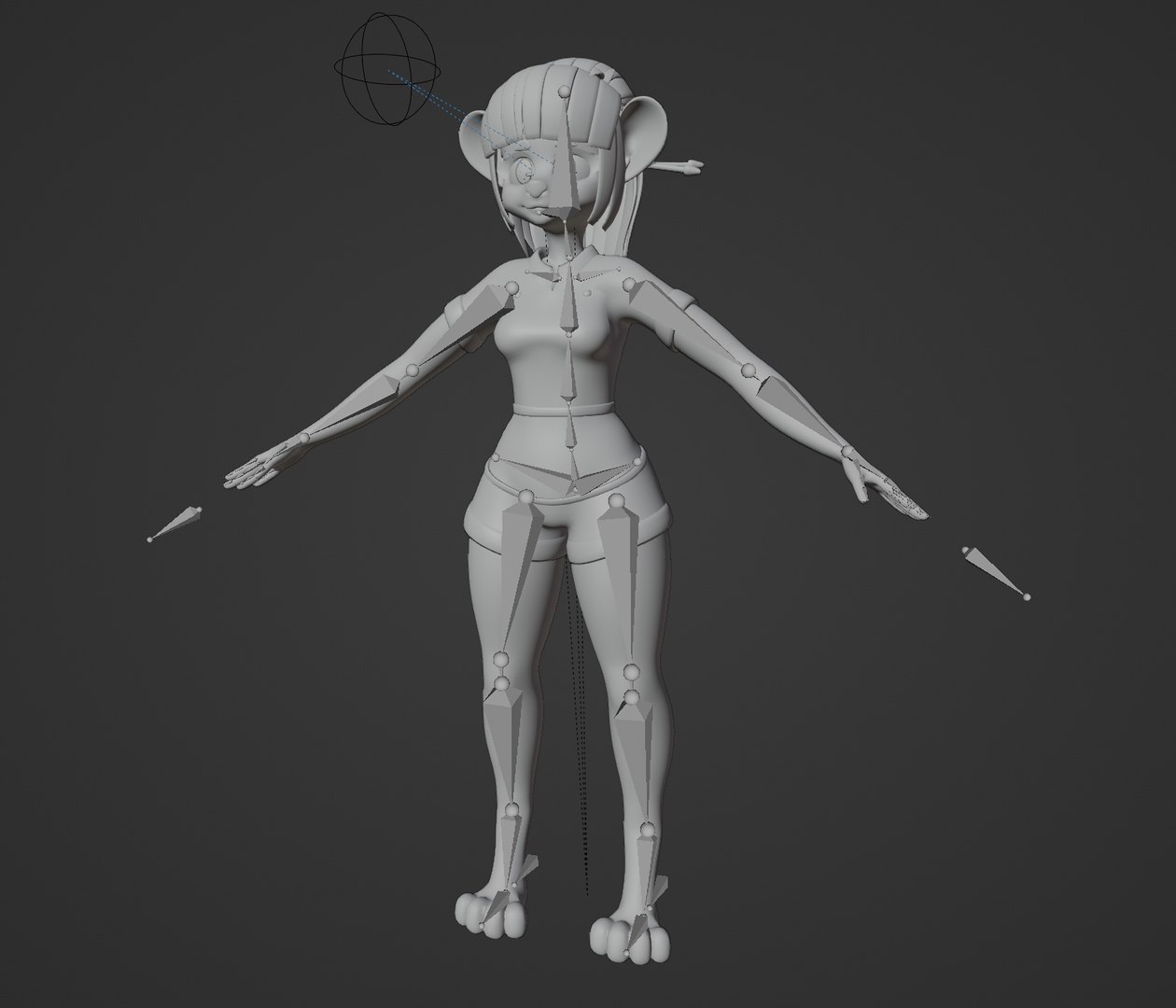 Panda Character Model - TurboSquid 1945512