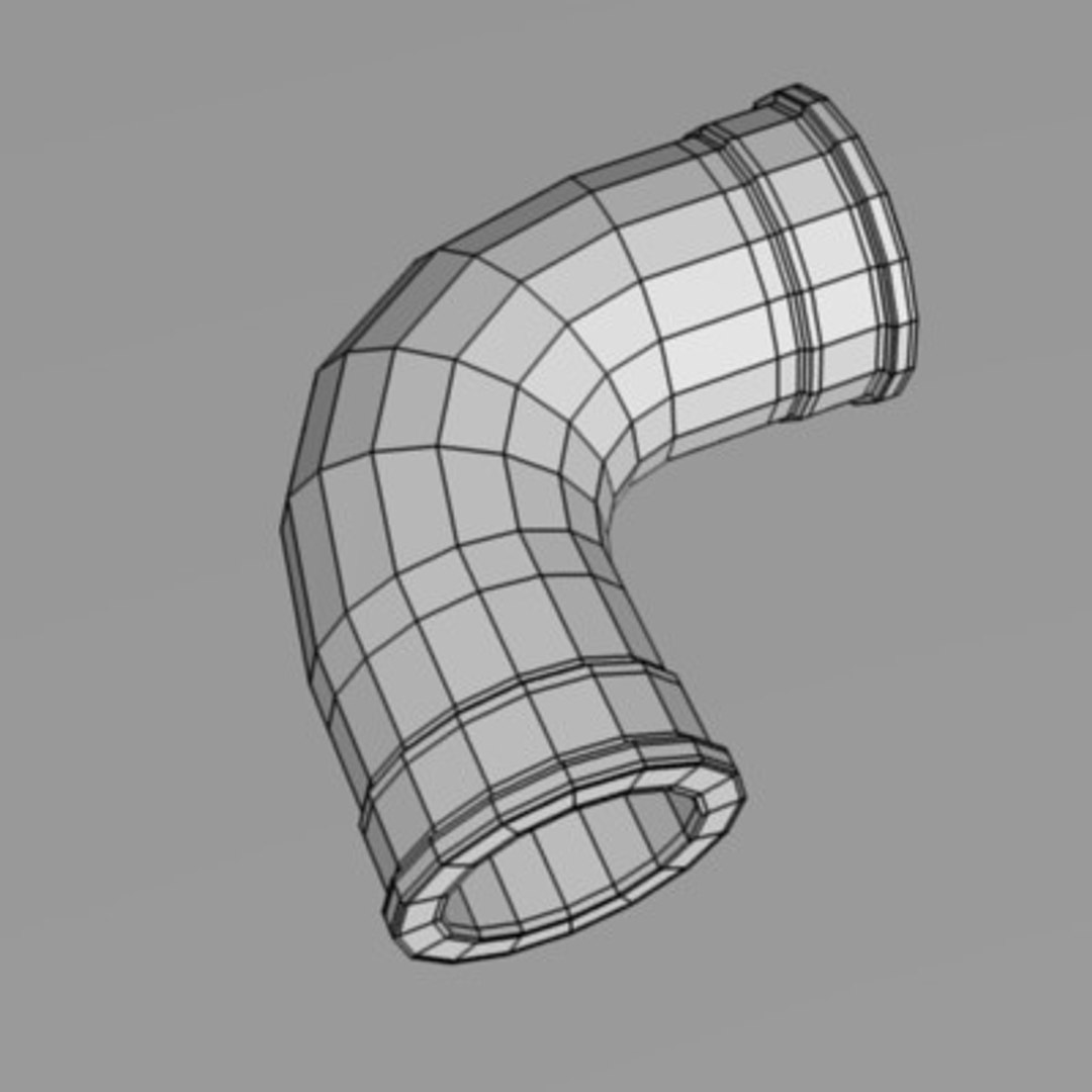 Industrial Pipe 3ds